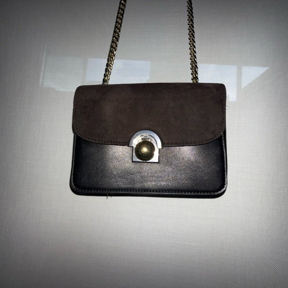 Zara | Bags | Zara Beautiful Purse Black With Glittery Inside Crossbody ...